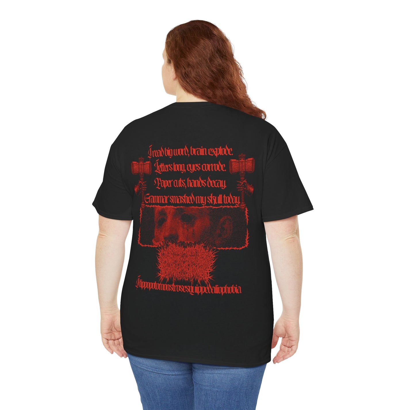Xavleg - Hippopotomonstrosesquippedaliophobia T-Shirt ...