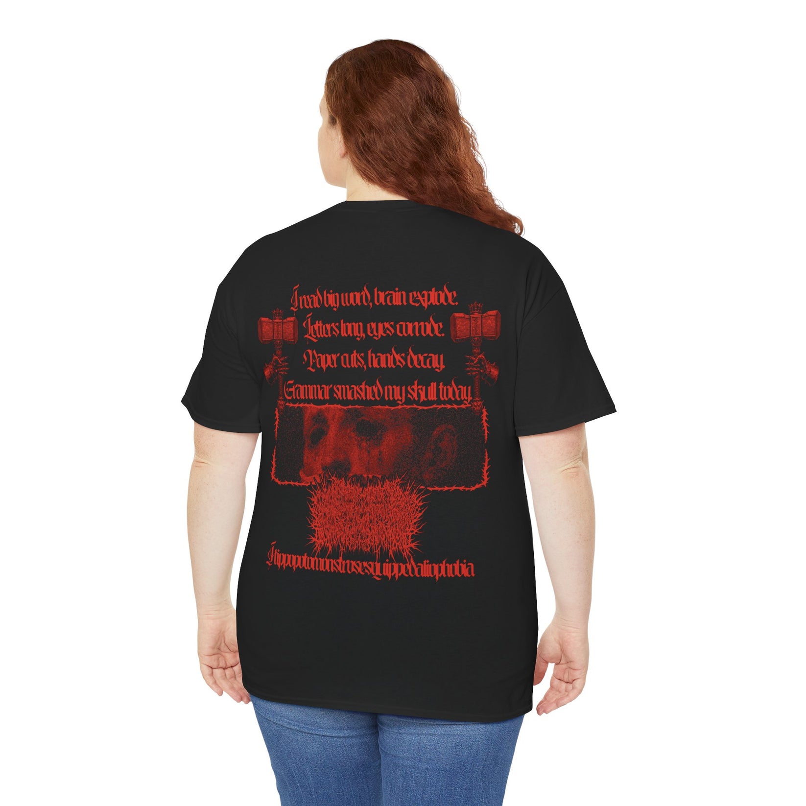 Xavleg - Hippopotomonstrosesquippedaliophobia T-Shirt ...