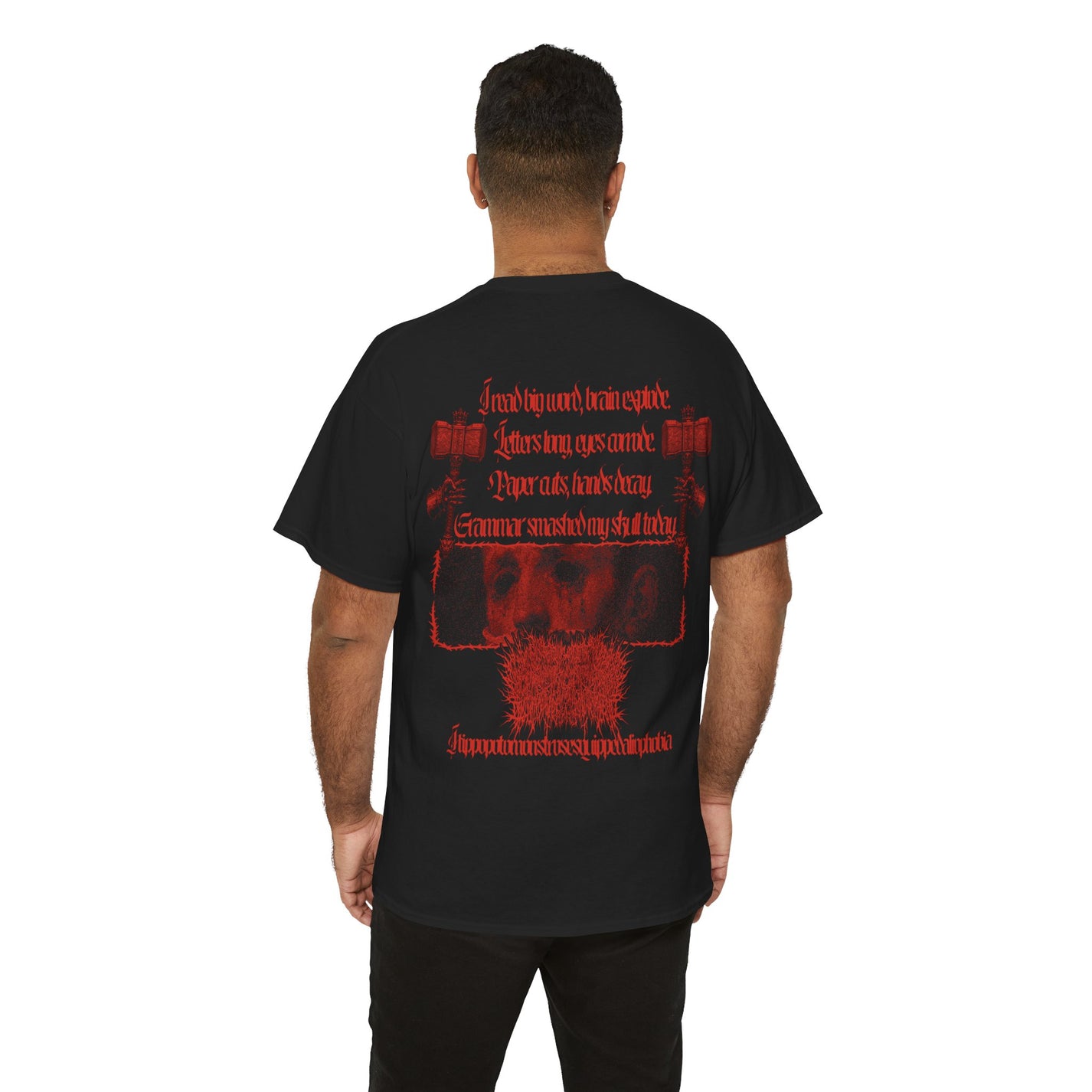 Xavleg - Hippopotomonstrosesquippedaliophobia T-Shirt ...